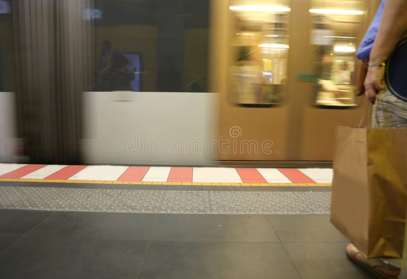 Underground Stop in Berlin Treptower Park. Railroad Junction and Bridge ...