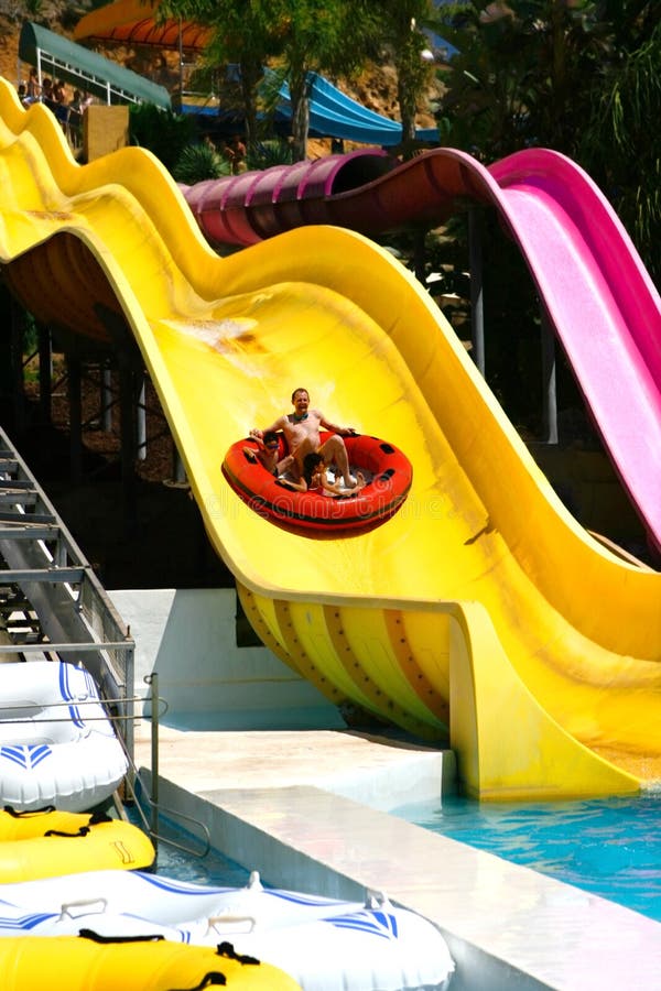 Sliding Down the Big Slide. Stock Image - Image of cherish, fast: 2239283