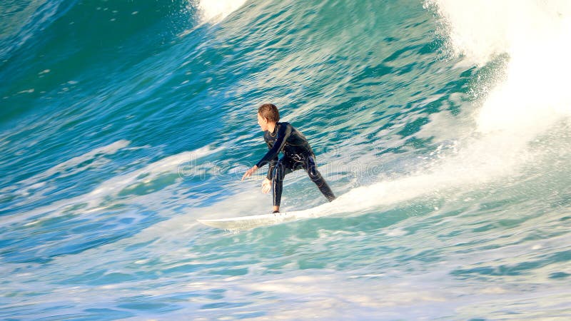 A Surfer in Action at Dee Why Beach in Sydney Editorial Photo - Image ...