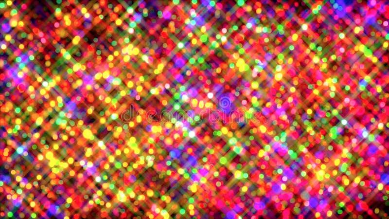 Festive Retro Christmas Colour Burst Bokeh Light Particles Background ...