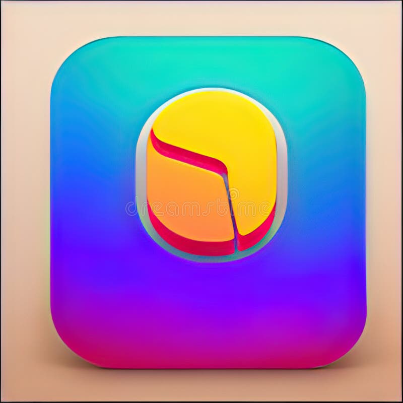 Sliding Puzzle Software App Style Icon. Generative AI. Stock ...