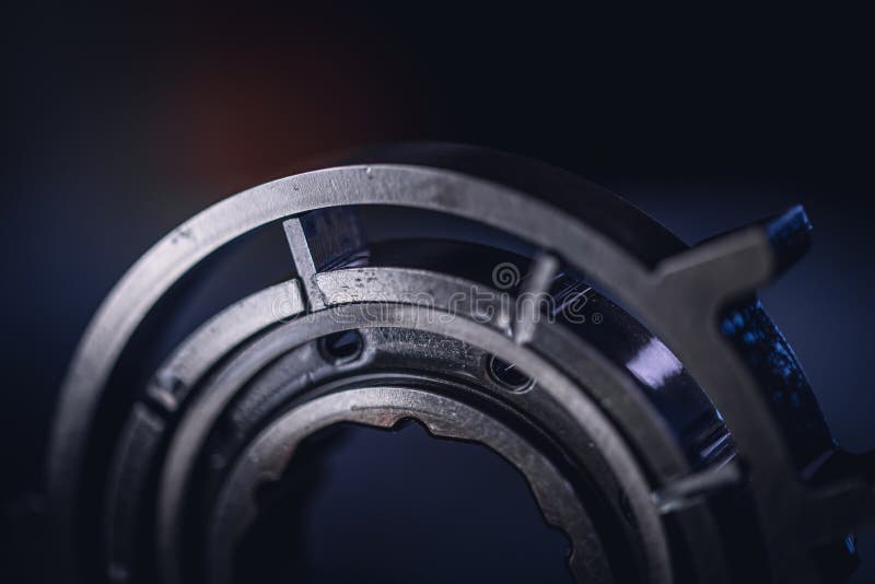 Sliding Vane High Oil Pressure Pump of a Modern Vehicle Engine Stock ...