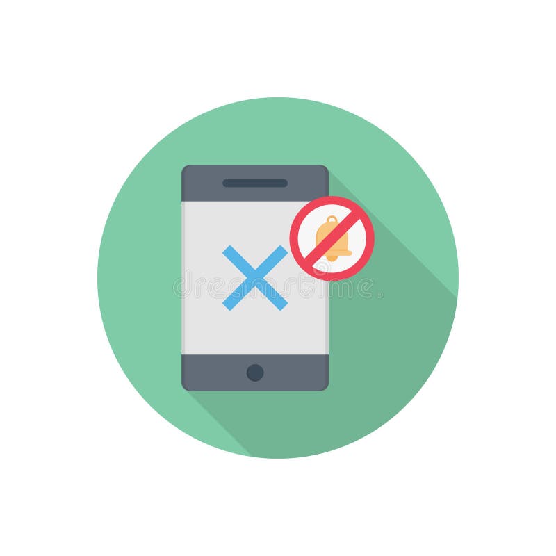 Slient Vector Flat Colour Icon Stock Vector - Illustration of ...