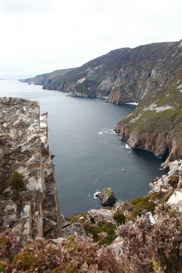 Slieve league cliffs. stock photo. Image of league, panorama - 20436416