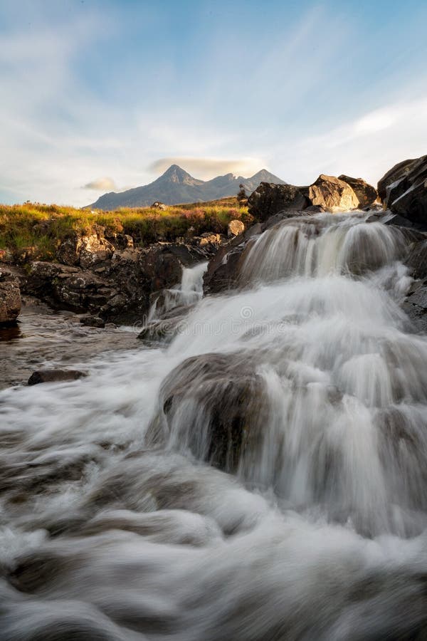 Sligachan Waterfalls on the Isle of Skye, Scotland, Taken in August ...