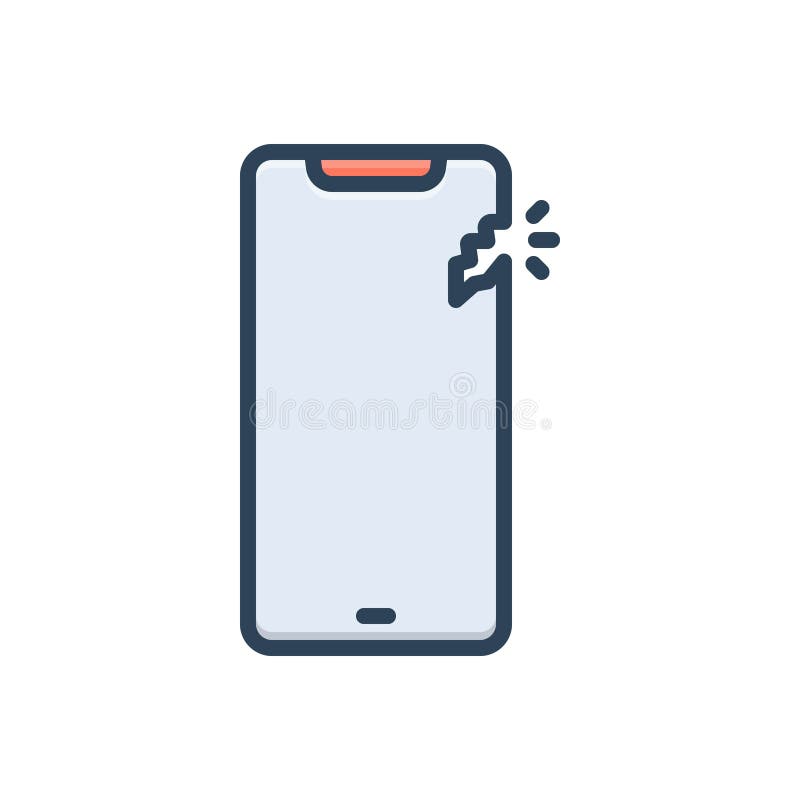 Color Illustration Icon for Slight, Little and Damage Stock Vector ...