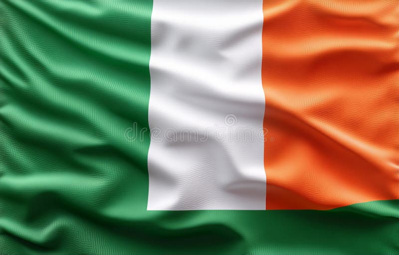 A Slight Wave on the Traditional Irish Flag Represents the Nation S ...