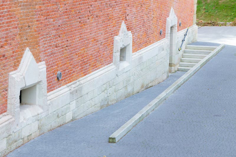 Slightly Aged Building Architecture Design Pattern of Frame Elements ...