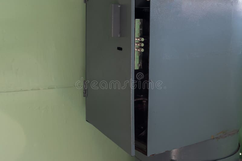 A Slightly Opened Metal Box Stock Image - Image of cash, storage: 226453429