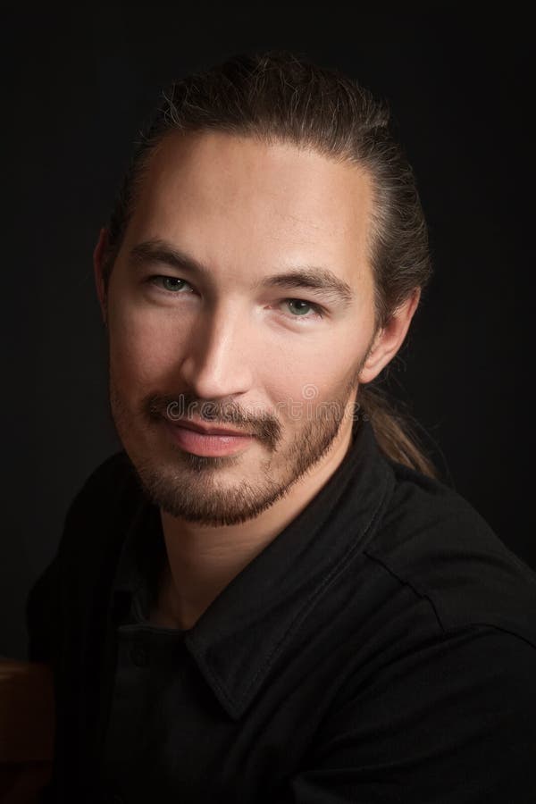 Smiling Young Bearded Asian Man Portrait Stock Image - Image of modern ...