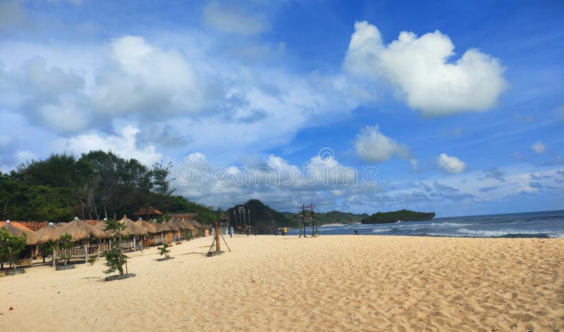 Slili Beach stock photo. Image of landscape, vacation - 266034044