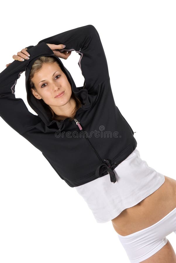 Slim athletic model stock image. Image of attractive - 12057425