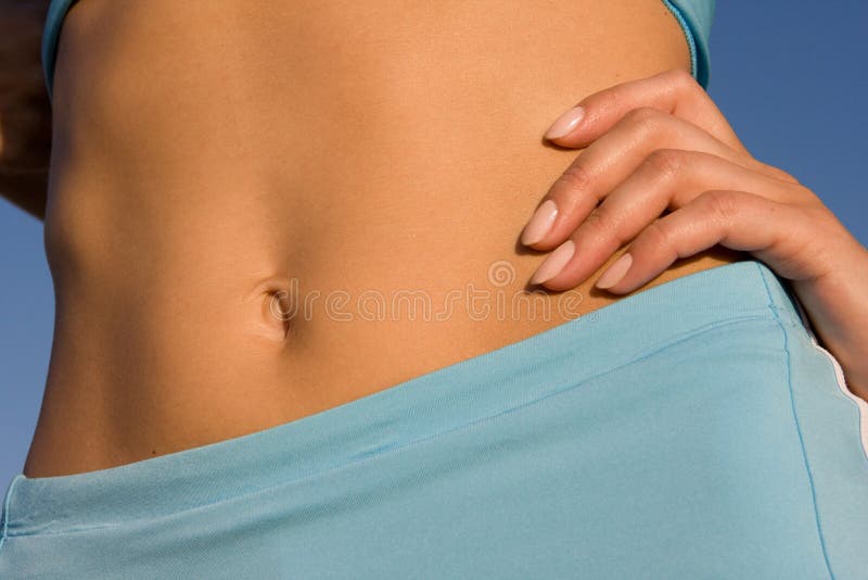 Slim body stock image. Image of healthy, abdomen, dieting - 6336033