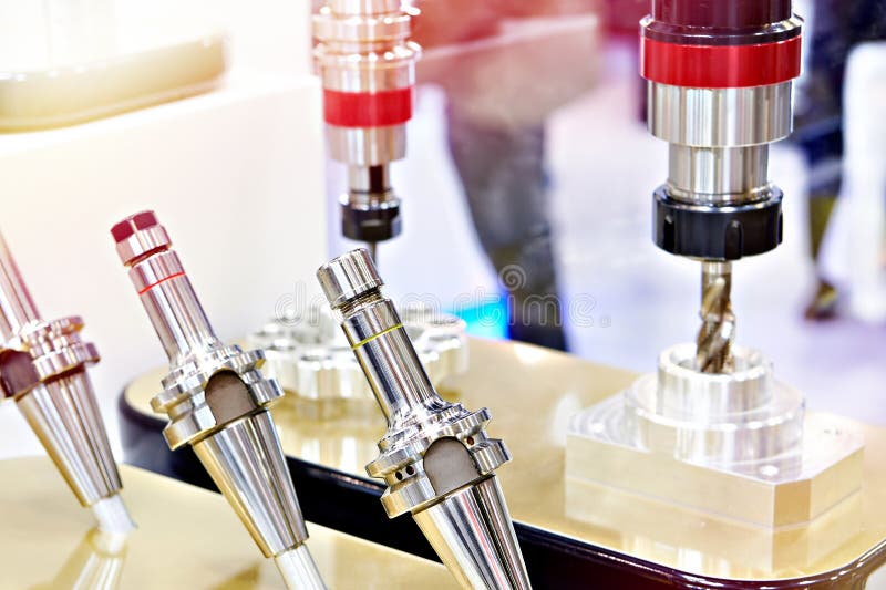 Slim collet chucks stock image. Image of shaft, manufacture - 271031215