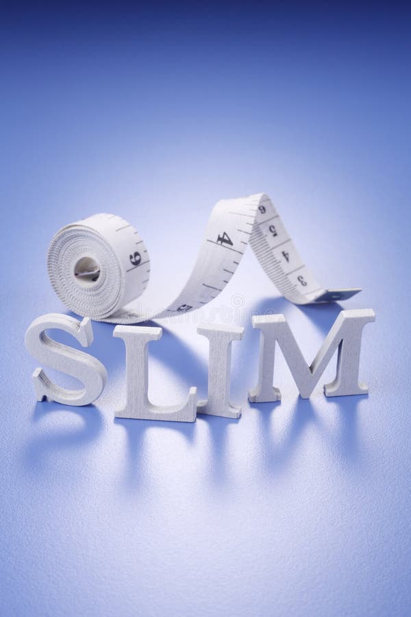 Slim - Word Concept from Wooden Blocks. Top View Stock Photo - Image of ...