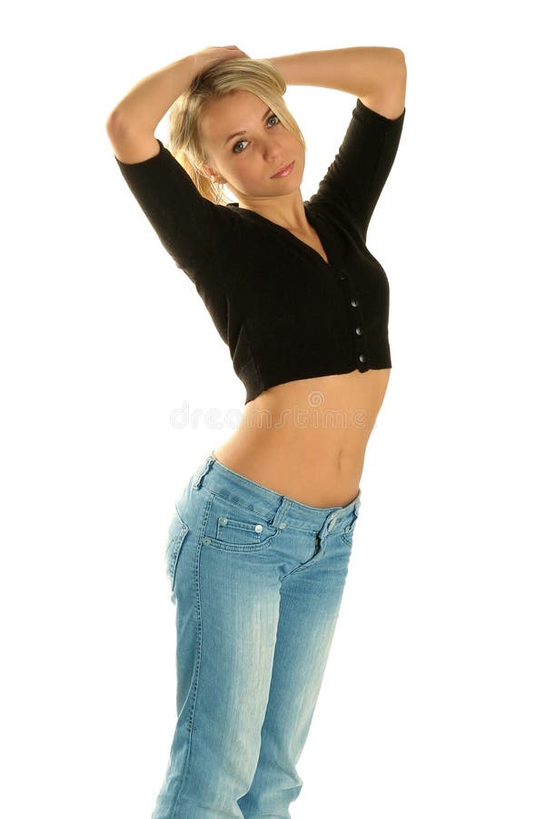 Slim girl. stock photo. Image of twenties, slim, thin, pretty - 512988