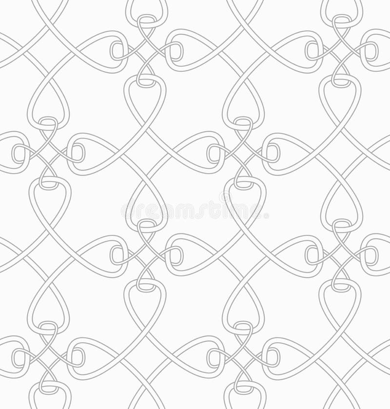 Gray Cross Pattern. Geometric Gray Plus Seamless on White Background ...