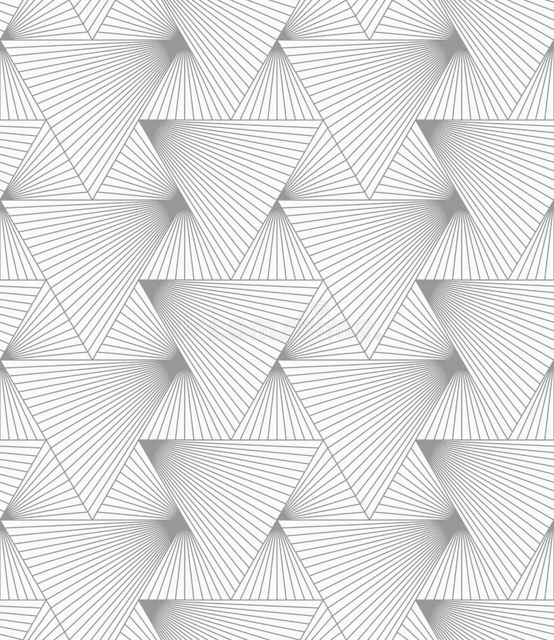 Slim Gray Hatched Big and Small Triangles Stock Vector - Illustration ...