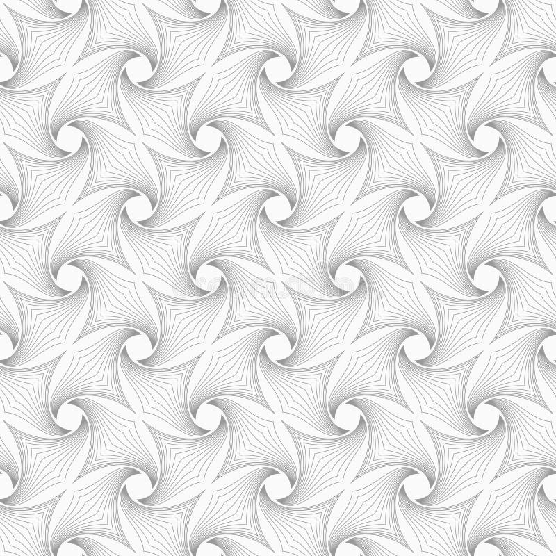 Slim Gray Hatched Diagonal Spikes Turning Stock Vector - Illustration ...