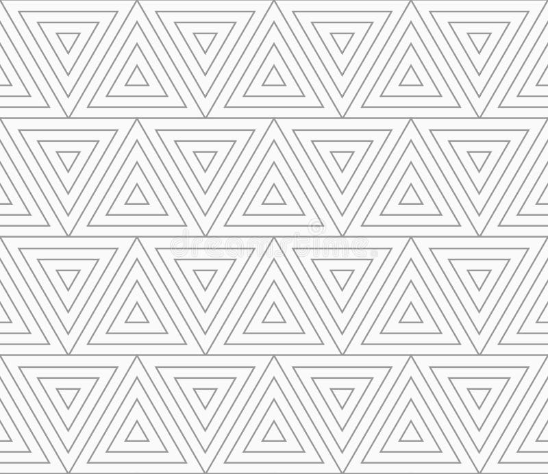 Slim Gray Triangles with Offset Stock Vector - Illustration of abstract ...