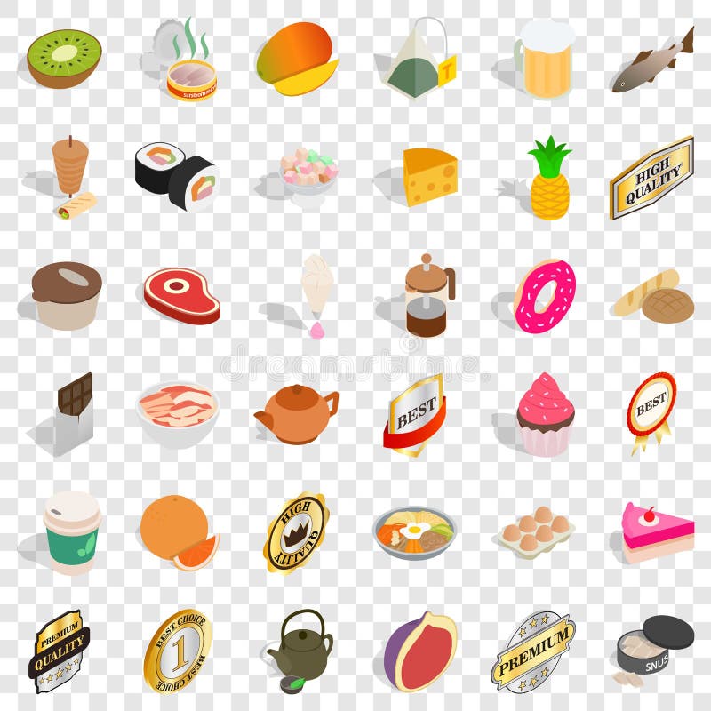 Slim Icons Set, Cartoon Style Stock Vector - Illustration of sport ...