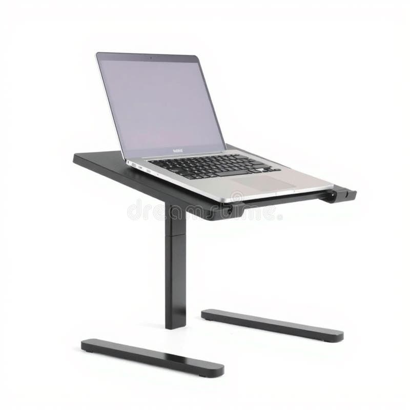 A Slim Laptop Stand with Adjustable Height Features, Designed Stock ...