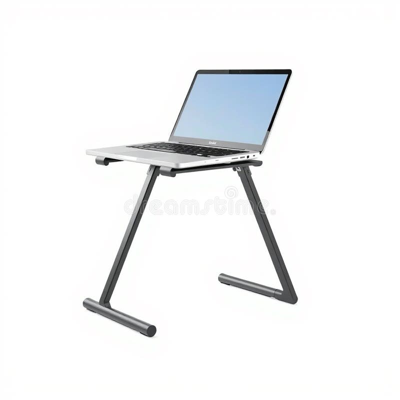A Slim Laptop Stand with Adjustable Height Features, Designed Stock ...