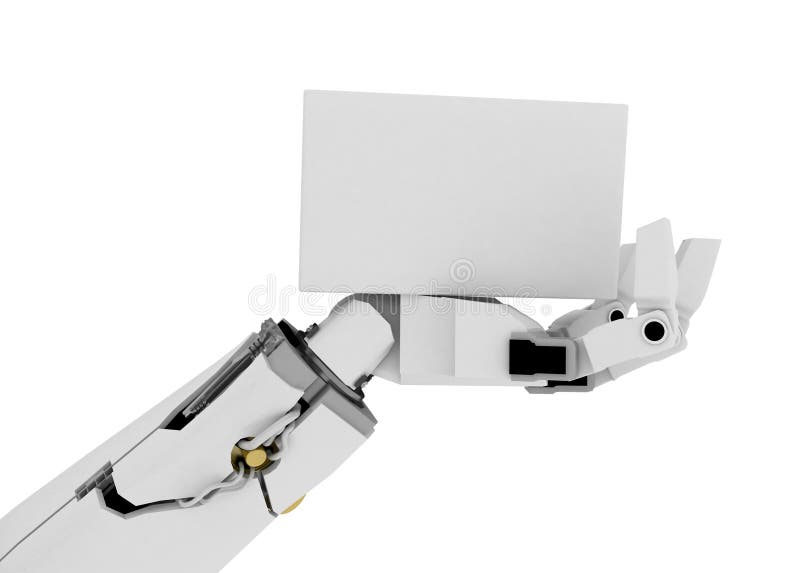 Slim Robot Arm stock illustration. Illustration of gadget - 5795551