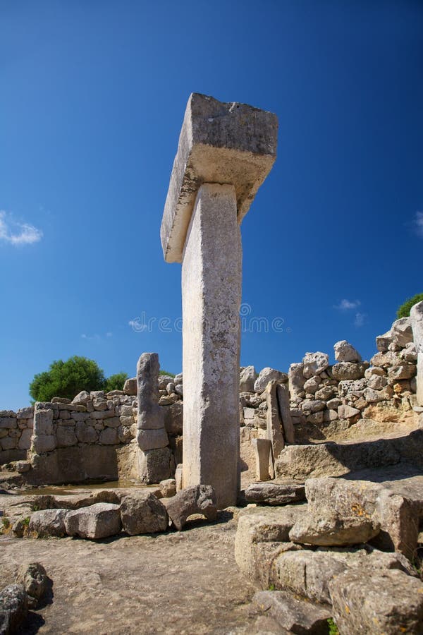 Slim side of taula stock image. Image of landscape, dilapidated - 18736639