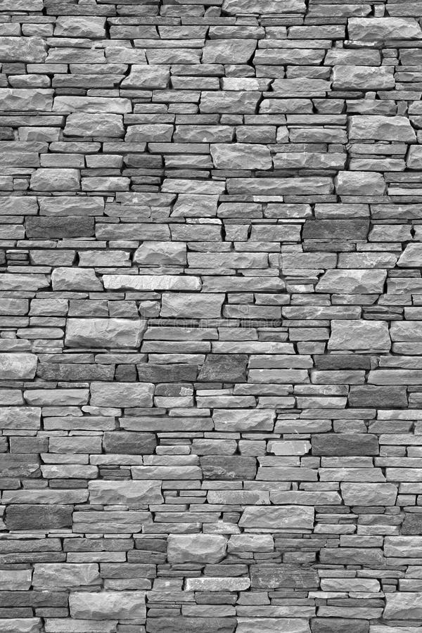Slim Stones Brick Wall Texture. Stock Photo - Image of granite ...