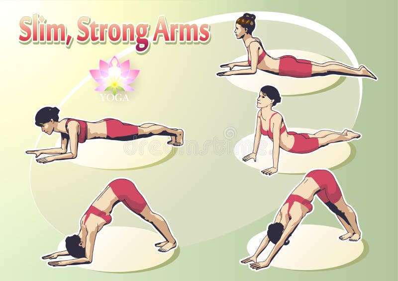 Slim Strong Arms stock vector. Illustration of lifestyle - 71322915