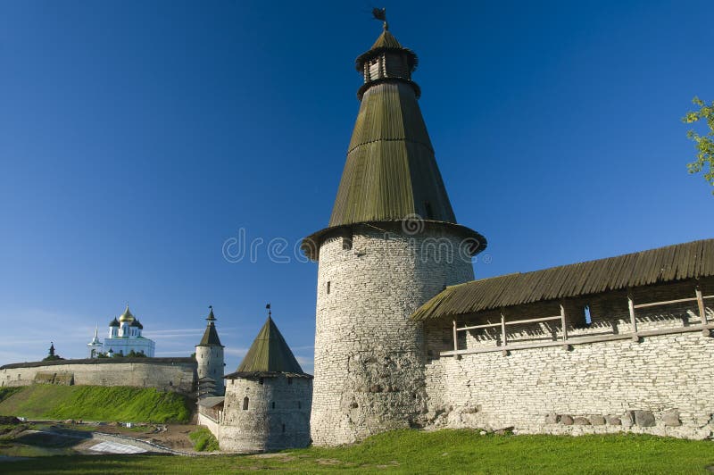 Slim tower stock image. Image of fort, building, defensive - 26272979