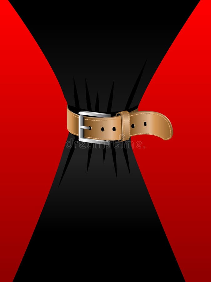 Slim waist stock vector. Illustration of fear, eating - 11368213