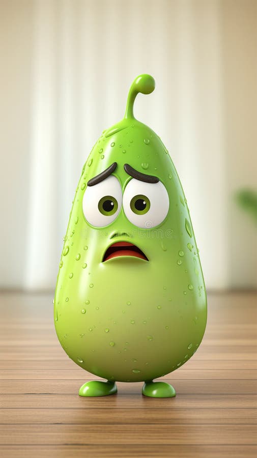 Slime Cartoon Expression 3d Character Stock Illustration - Illustration ...
