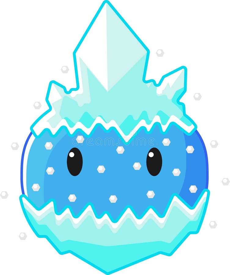Cool and Cute Little Slime Character Stock Vector - Illustration of ...