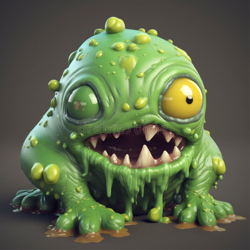 Slime monster stock illustration. Illustration of slime - 278790106