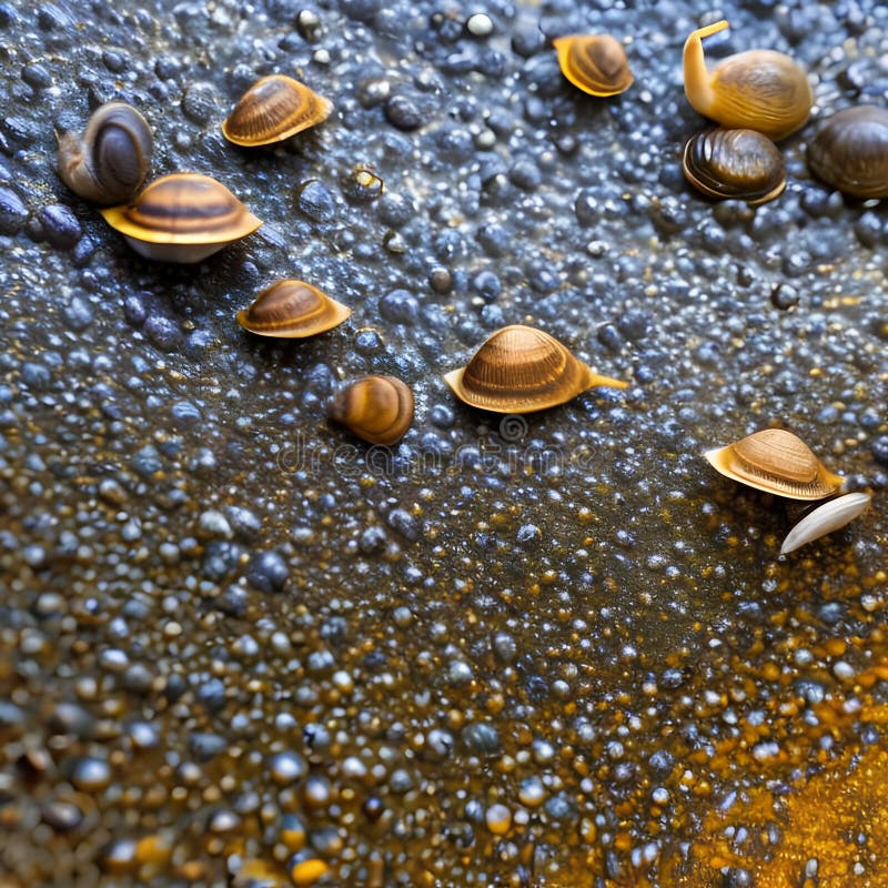 A Slimy and Crawling Texture with Snails and Slugs5, Generative AI ...