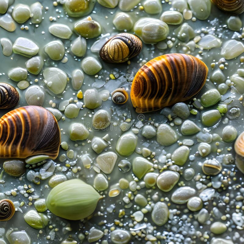 A Slimy and Crawling Texture with Snails and Slugs2, Generative AI ...