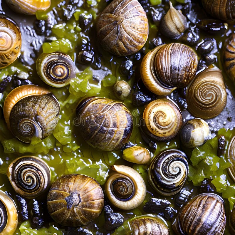 A Slimy and Crawling Texture with Snails and Slugs4, Generative AI ...