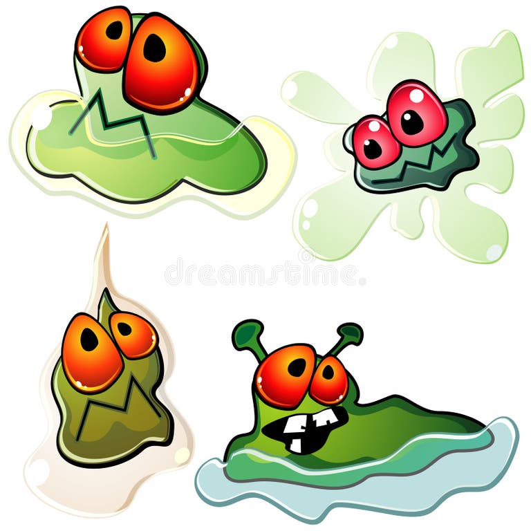 Slimy Bacteria Stock Illustrations – 205 Slimy Bacteria Stock ...