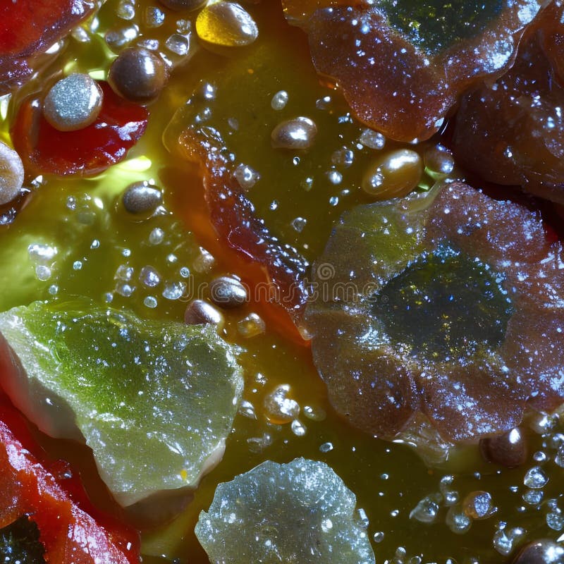 A Slimy and Squishy Texture with Jelly and Pudding3, Generative AI ...