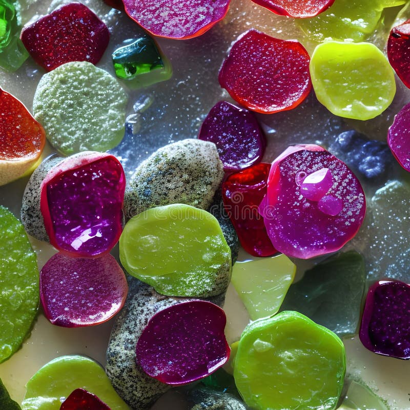 A Slimy and Squishy Texture with Jelly and Pudding2, Generative AI ...