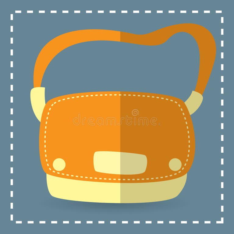 Sling Bag. Vector Illustration Decorative Design Stock Vector ...