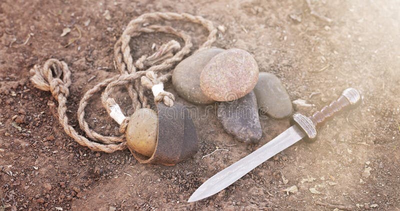 David s Sling stock photo. Image of stones, sling, biblical - 14395020