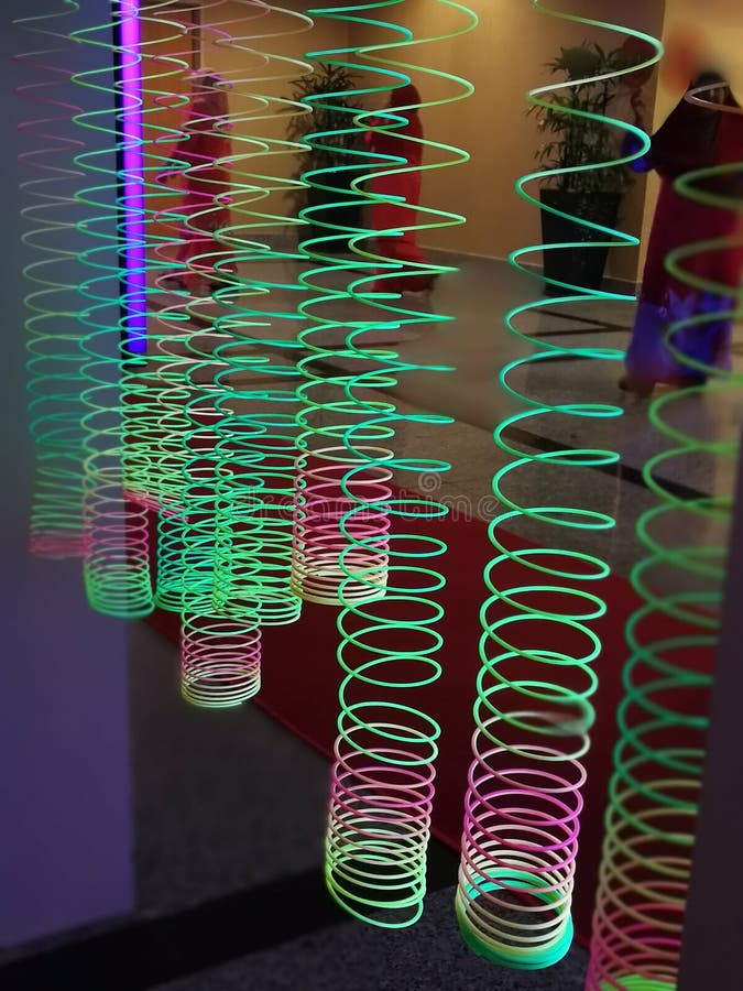 Slinkies editorial stock photo. Image of rainbow, motion - 9677803