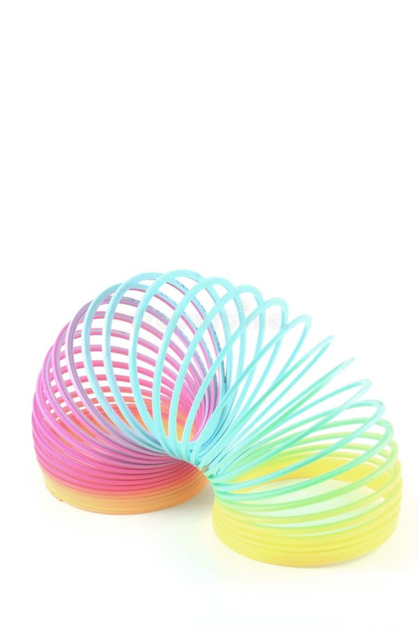 Slinky Toy editorial stock image. Image of cutout, white - 5737904