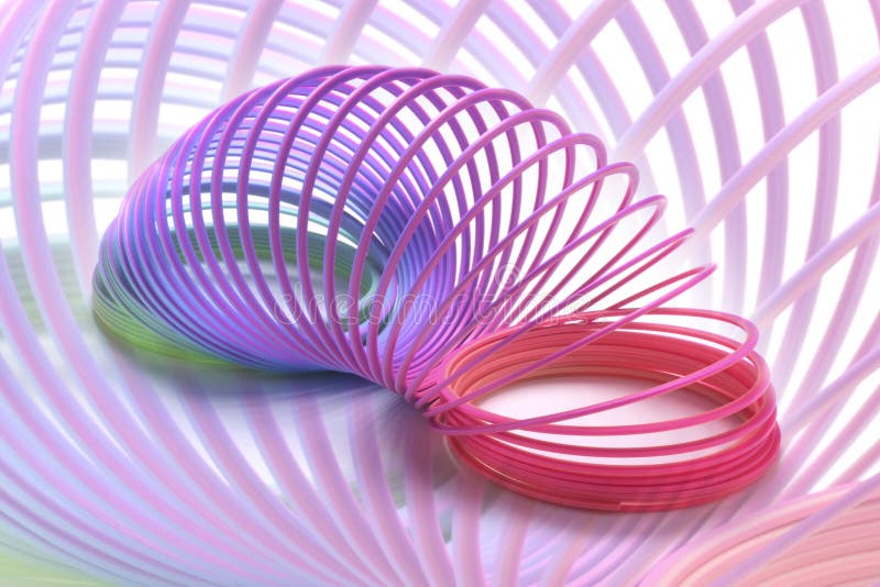 Slinky editorial image. Image of gadget, movement, colors - 18400850