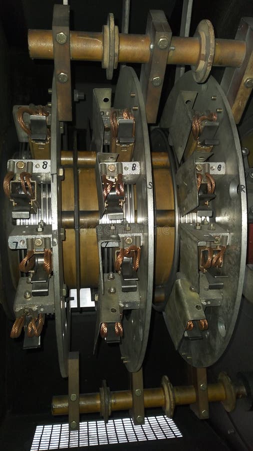 Slip Ring of Medium Voltage Motor for Induced Draft Fan Stock Photo ...