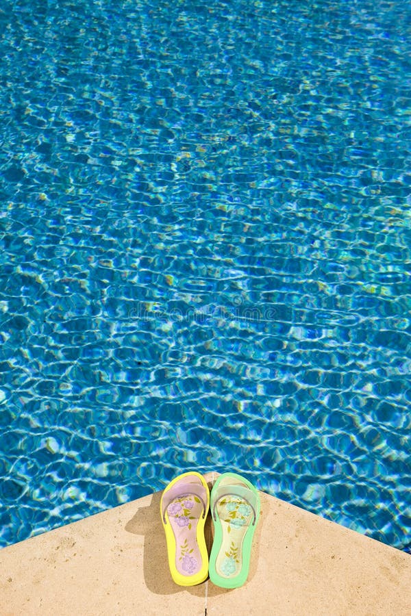 Slippers stock photo. Image of luxury, swimming, tropical - 10429162