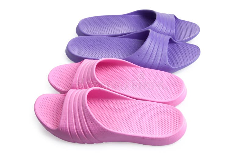 Slippers stock image. Image of plastic, shoes, slippers - 12218151